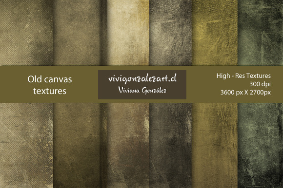 Old canvas textures, a Texture Graphic by ViviGonzalezArt