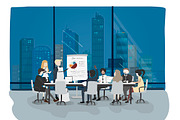 Vector collection of business people, a Work Illustration by rawpixel