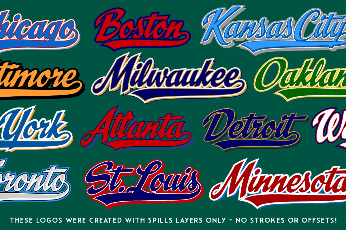 Spills - comic book script logo font, a Script Font by Comicraft Fonts