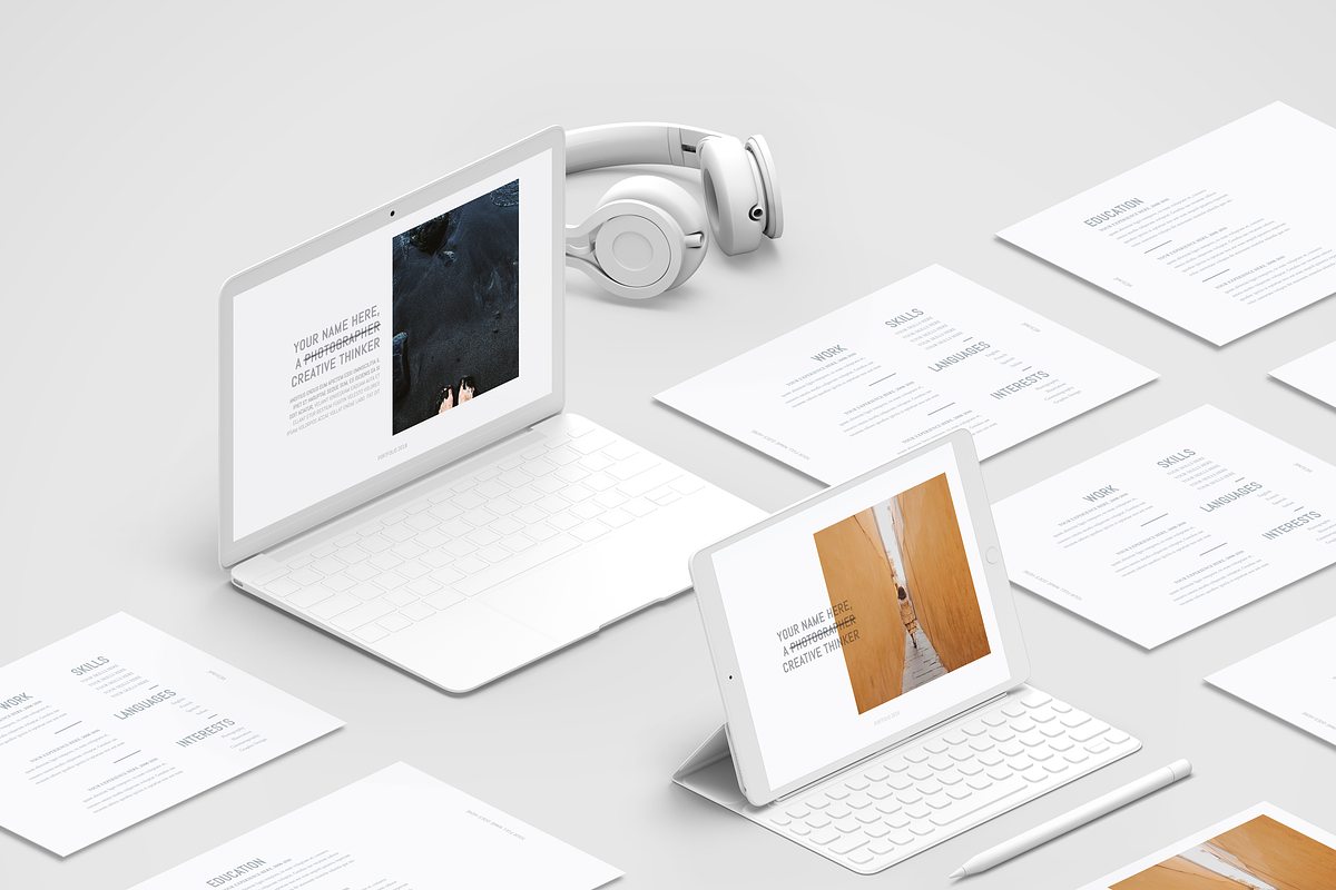 SCANDINAVIA CV / Resume Template, a Resume Template by Minimaalinen