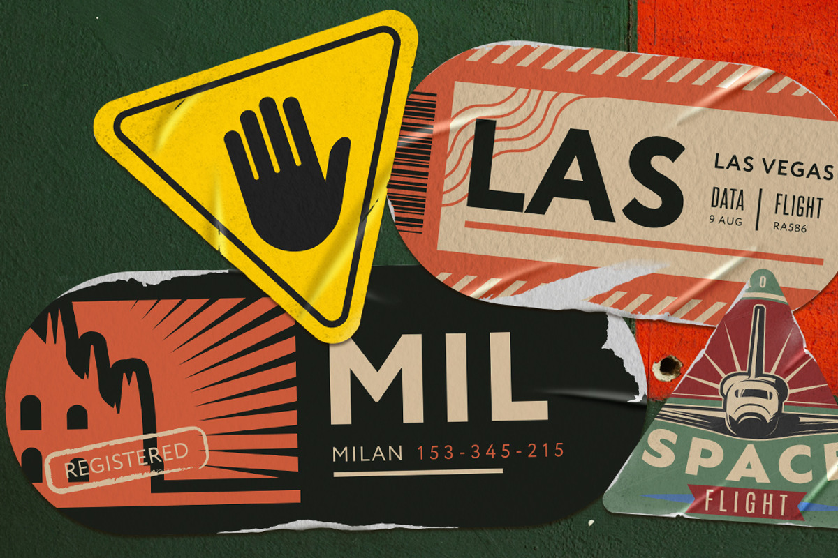 Peeled Sticker Mockup