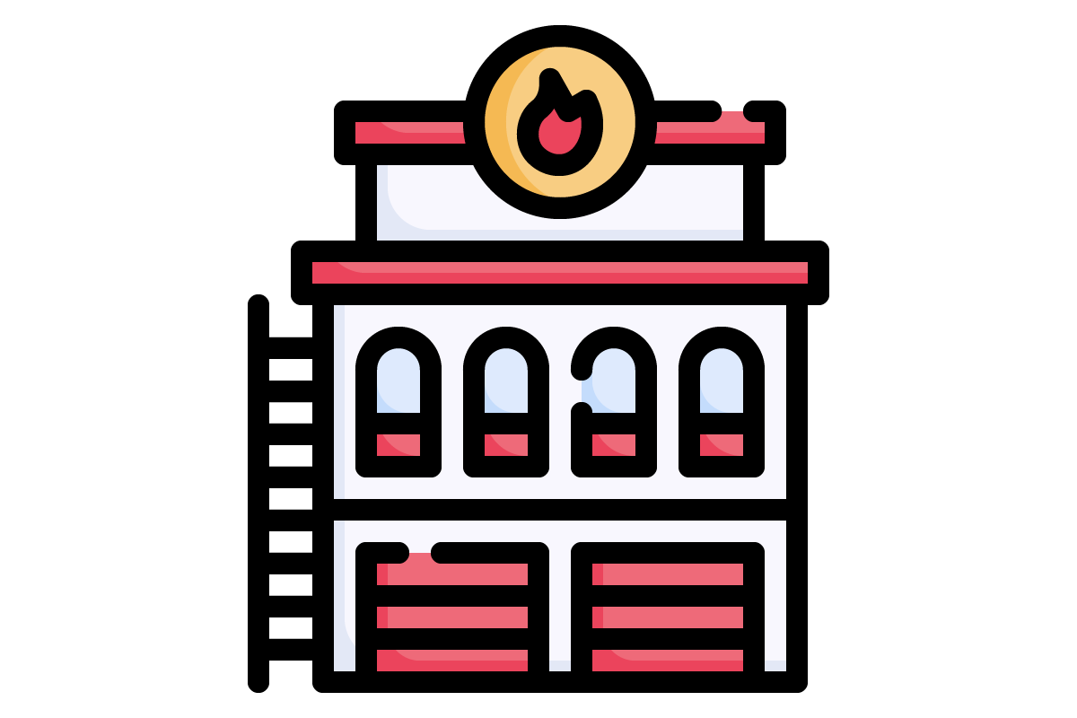 FIRE STATION icon | Creative Market