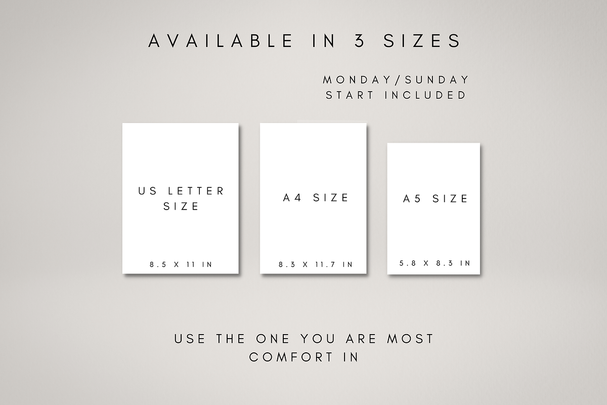 Weekly Planner Page Canva Printable, a Stationery Template by BRANDcontent