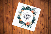 Exotic vector tropical logo., a Branding & Logo Template by Purple Sky ...