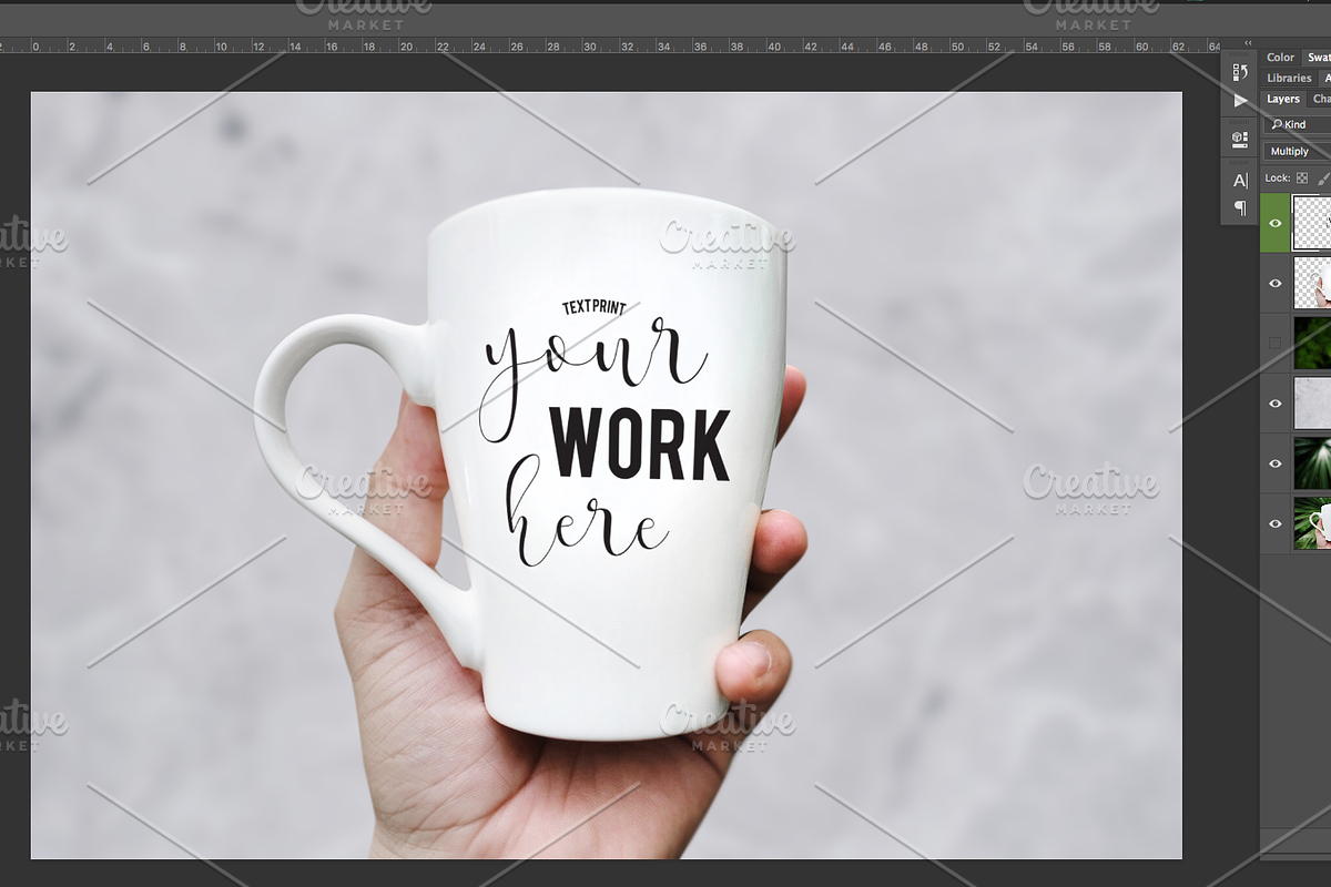 12 Hand Draw Sample for Mockup, a Cups & Container Mockup by MooBeer