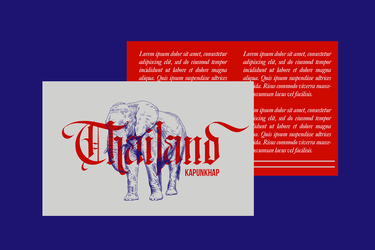 The Old Witch Blackletter