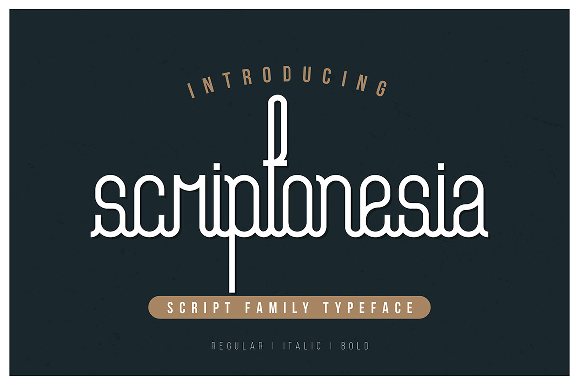 Scriptonesia, a Script Font by TGIF.STD