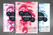 Electro Smoke Flyer, a Flyer Template by Graphic Templates
