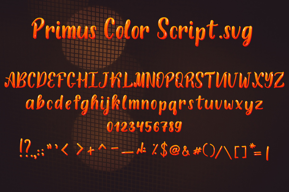 Primus Font SVG handwritten script, a Script Font by Nadejda K ...