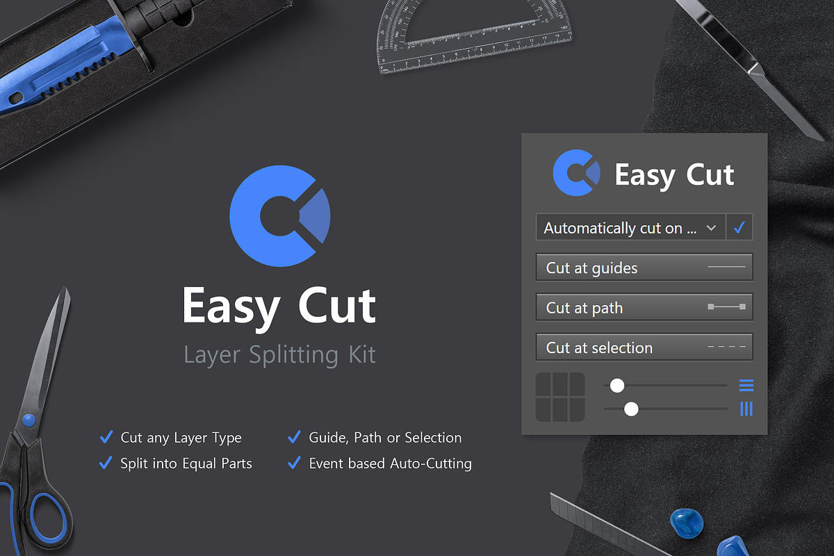 Easy Cut - Layer Splitting Kit, a Plug-in Add-On by h3design