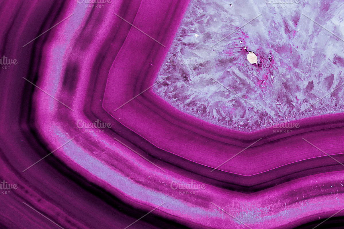 Pink Geode Stock Bundle, a Nature Photo by r.r.palacios