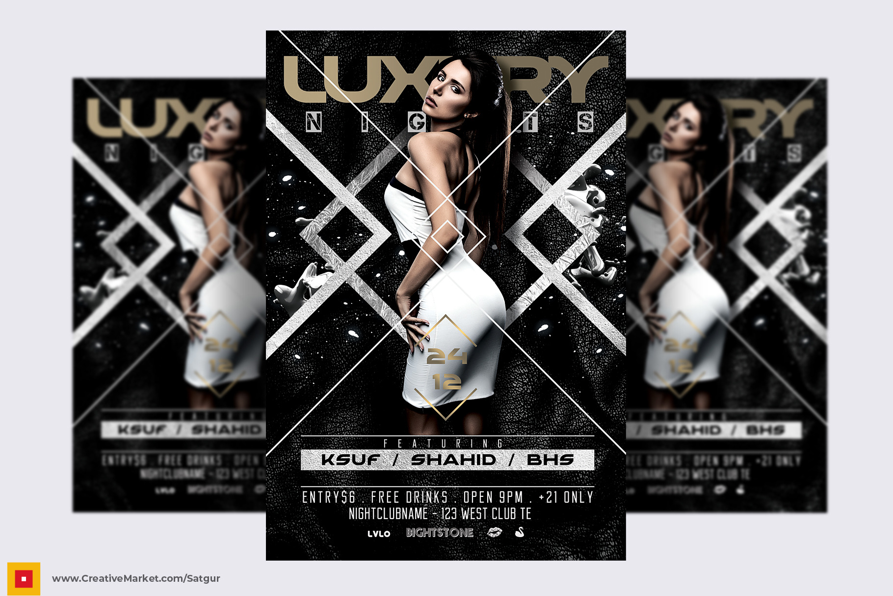 Nightclub Party Flyer Template Psd A Flyer Template By Satgur