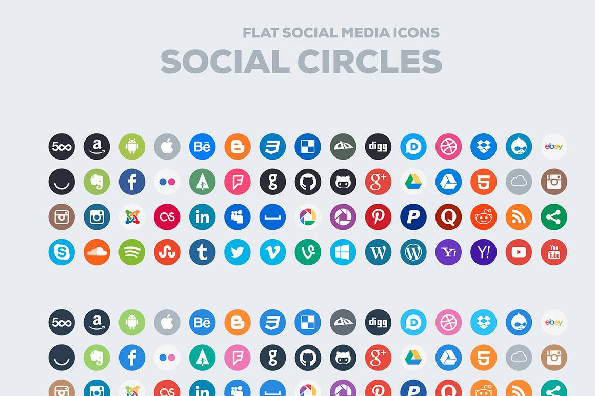Social icons, an Icon by Azam Rafiq