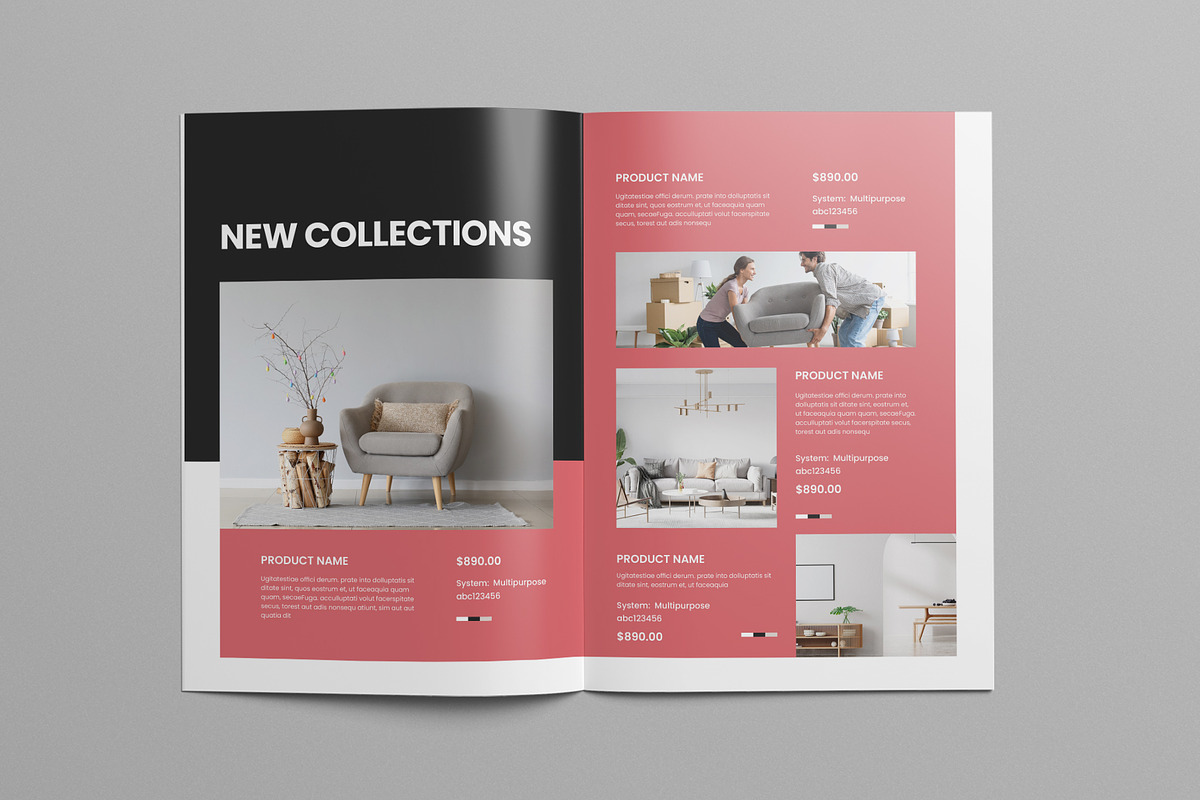 Catalog Brochure Template, a Brochure Template by Pixelpick