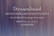 STREAMLINED font, a Font by DmDesignsStoreArt