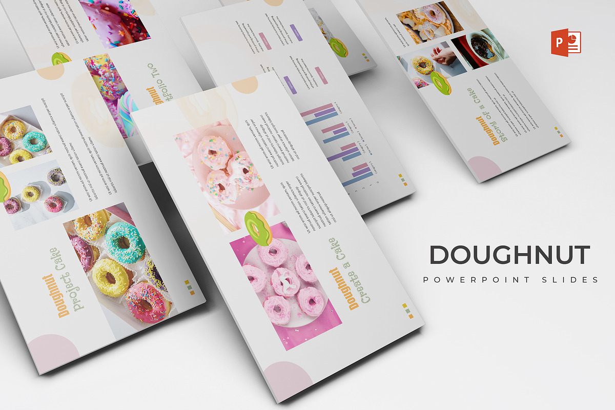 Doughnut - Power Point Template, a Presentation Template by AQR Studio