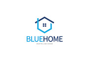 blue home logos, a Branding & Logo Template by Logocreative | Creative ...