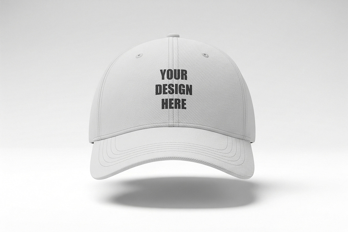 Floating Cap Mockup Template