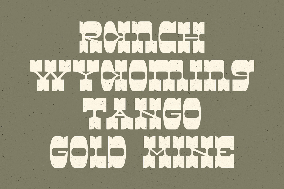 Western Sage, a Slab Serif Font by Dikas Studio