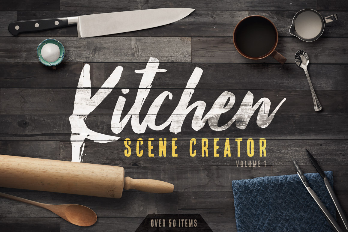 Kitchen Scene Creator Volume 1, a Graphic by Design Panoply