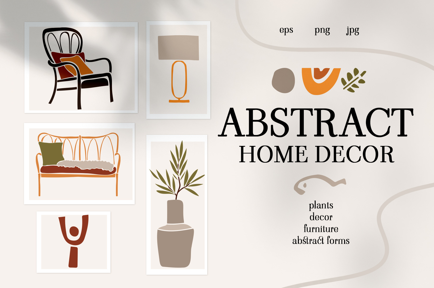 Abstract home decor, a Decorative Illustration by Irenpetite