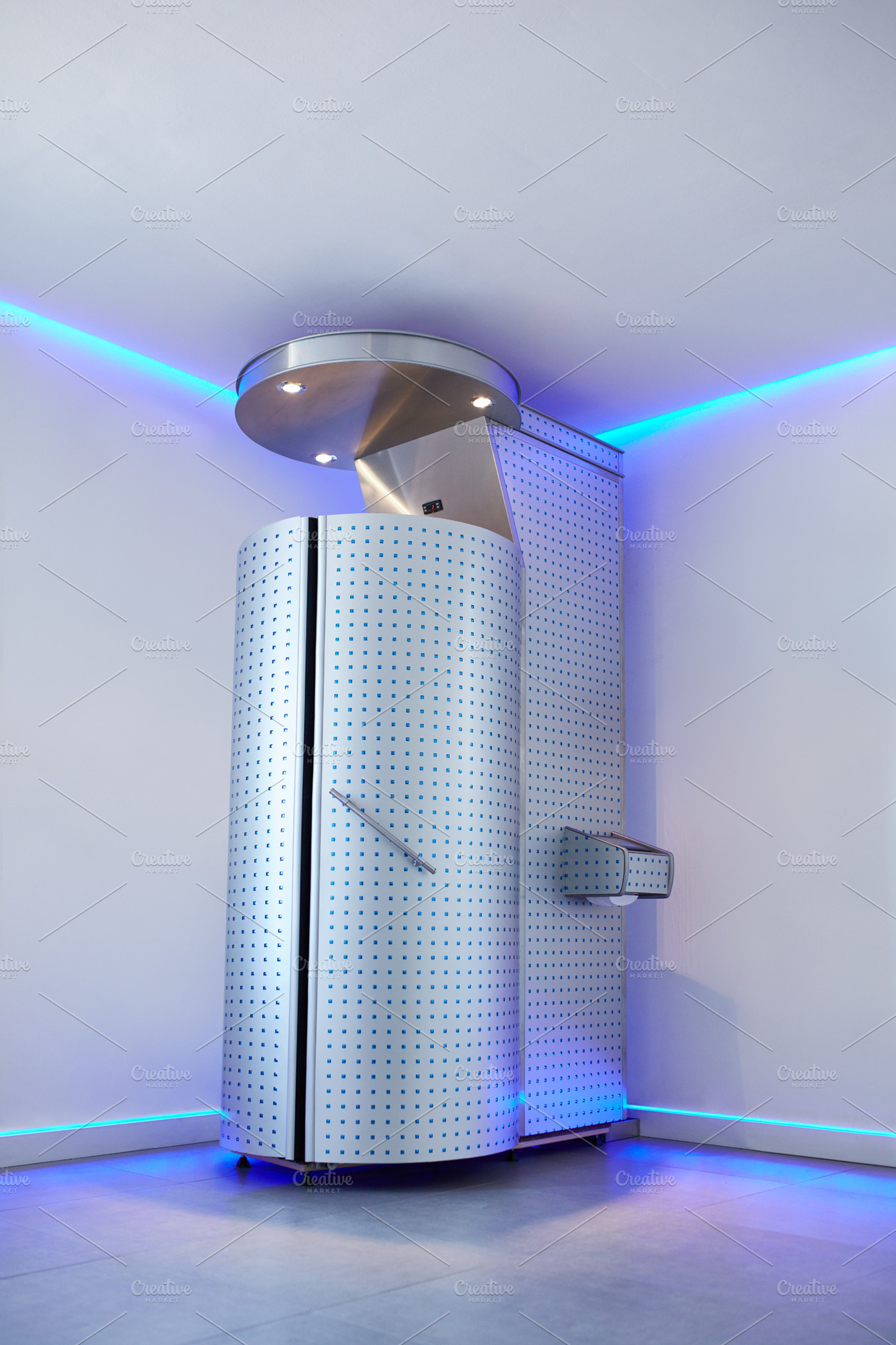 Cryotherapy capsule in cosmetology containing alternative, bath, and ...