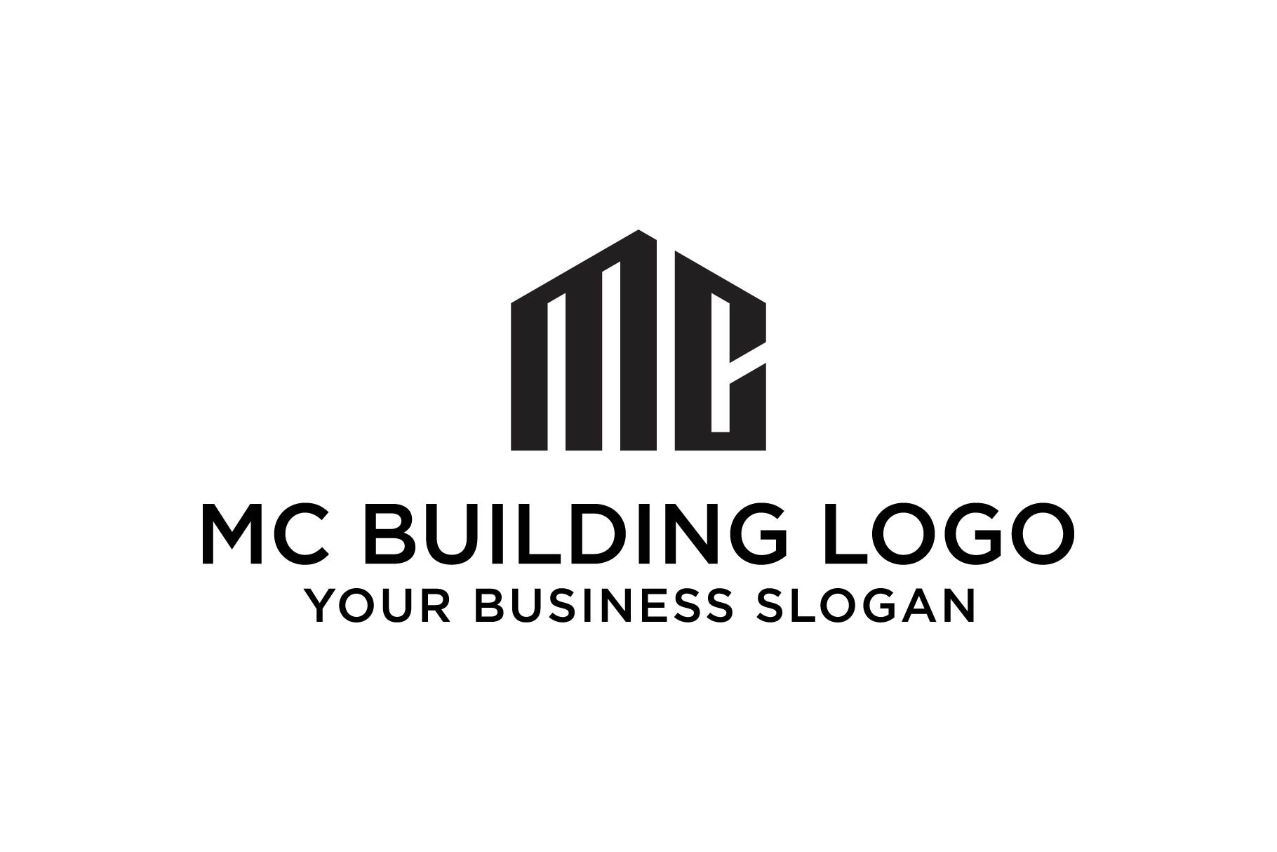 MC Home Logo Design | Branding & Logo Templates ~ Creative Market