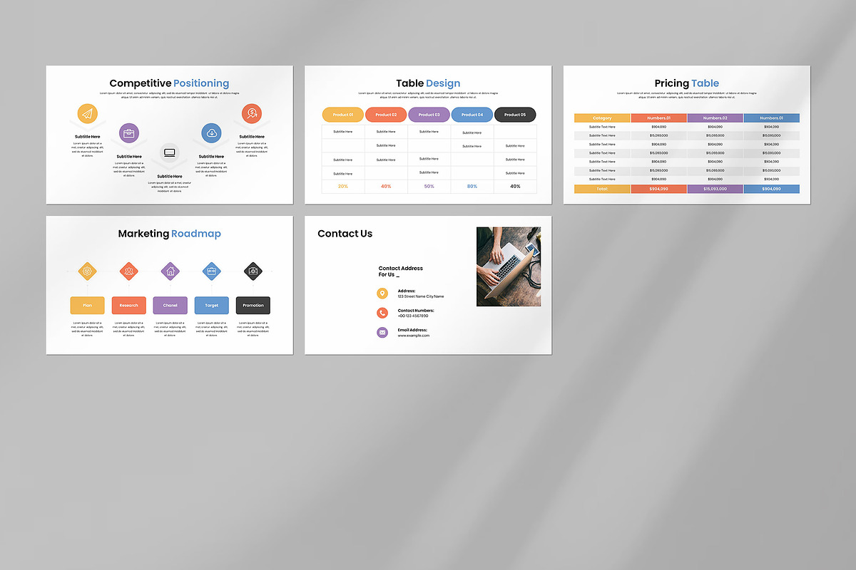 Digital Marketing Presentation, a Presentation Template by CreativeSlides