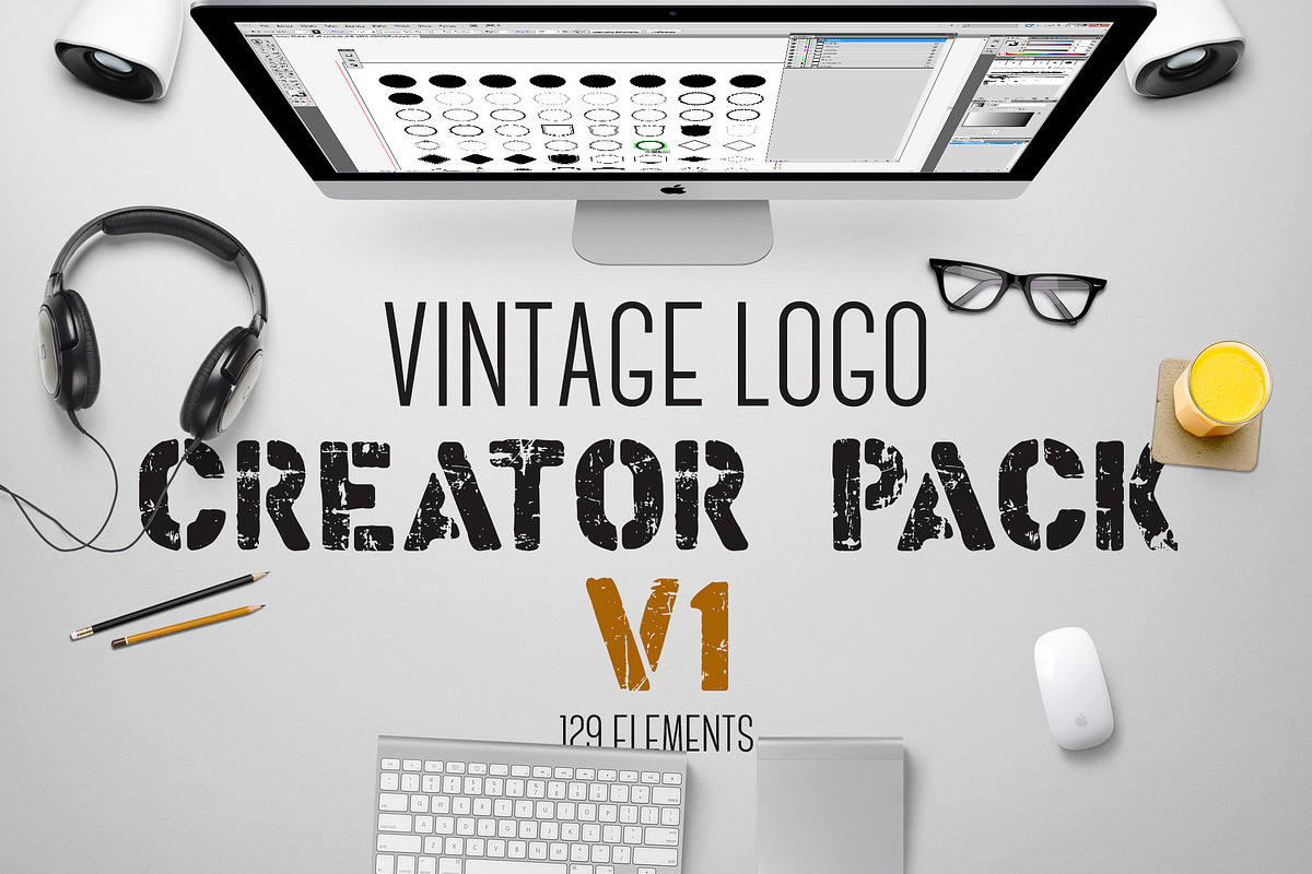 Vintage Logo Creator Pack, a Branding & Logo Template by vectorlogos89