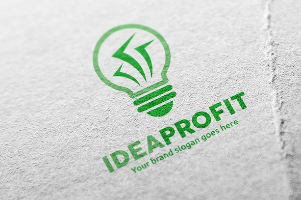 Idea Profit Logo, a Branding & Logo Template by WheelieMonkey