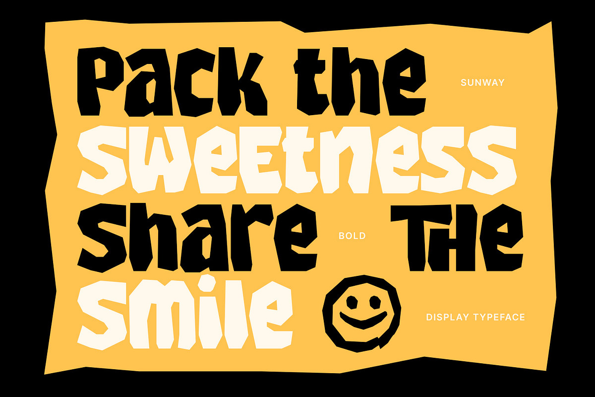 Sunway, a Symbol Font by Nathatype