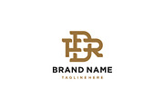 Monogram Letter FDR Logo, a Branding & Logo Template by Buqancreative