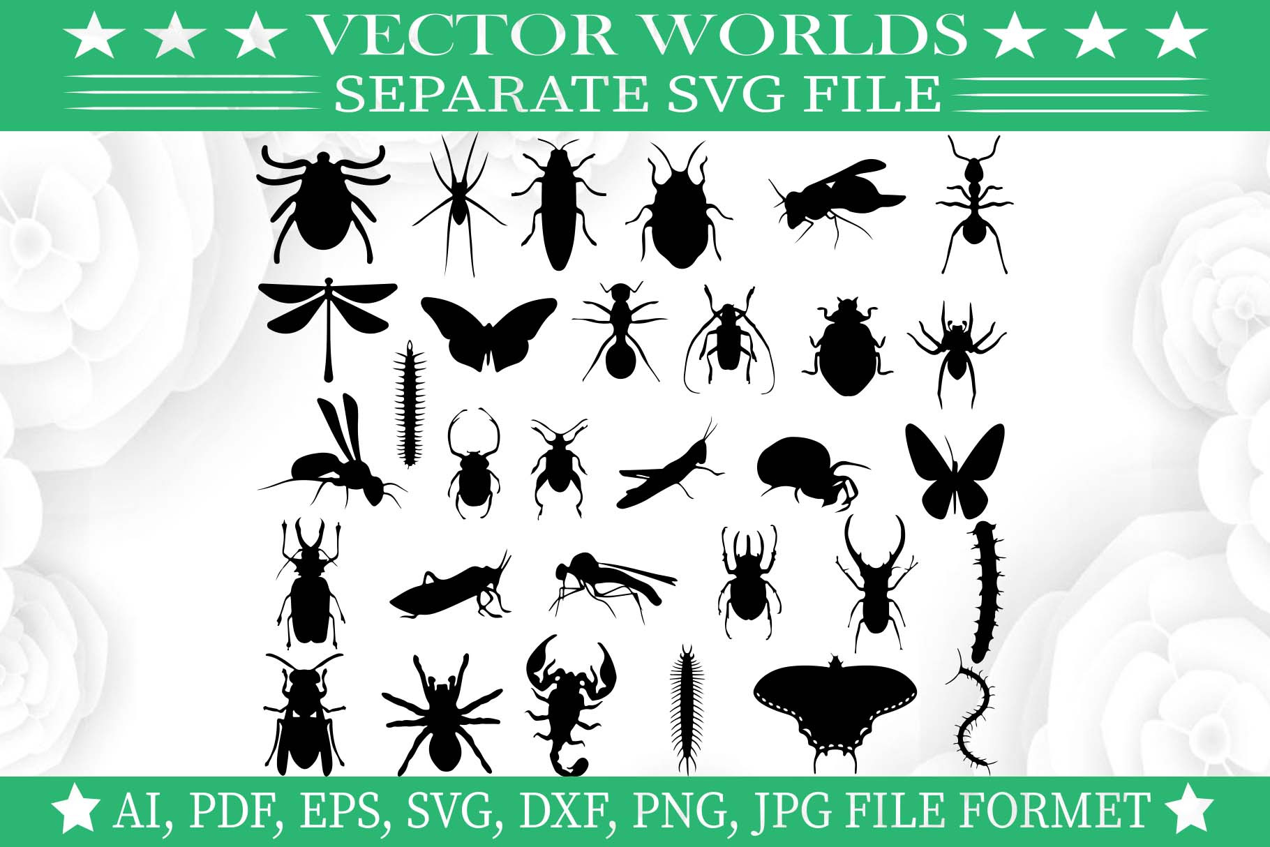 Insect Svg, Bug, Nature Svg, an Object Graphic by VectorWorlds