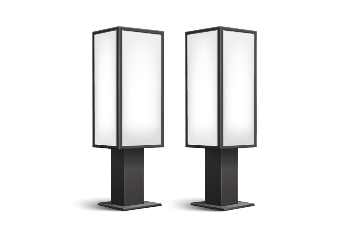 Vector Advertising Stands Set, a Print Template by Zonda