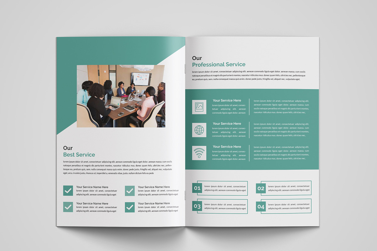 Brochure Template, a Brochure Template by MRI STUDIO
