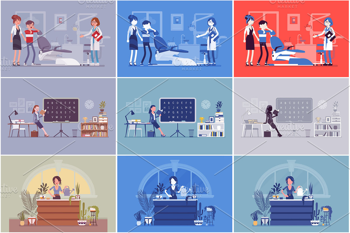 Professions Bundle Vol.3, a Decorative Illustration by Graphic ...