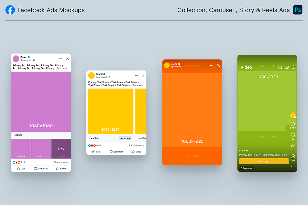 Facebook Ads Mockups