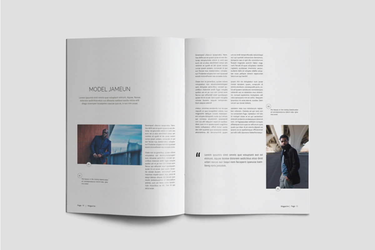 A5 Magazine Template, a Magazine Template by Alhaytar