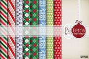 8 Holiday Patterns, a Pattern Graphic by Designed by a Surfer
