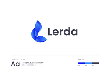 V letter lotus logo | Creative Market