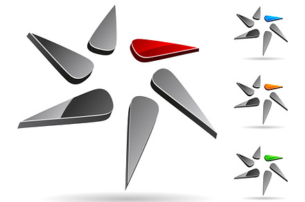 Bright high-quality 3d logo | Branding & Logo Templates ~ Creative Market