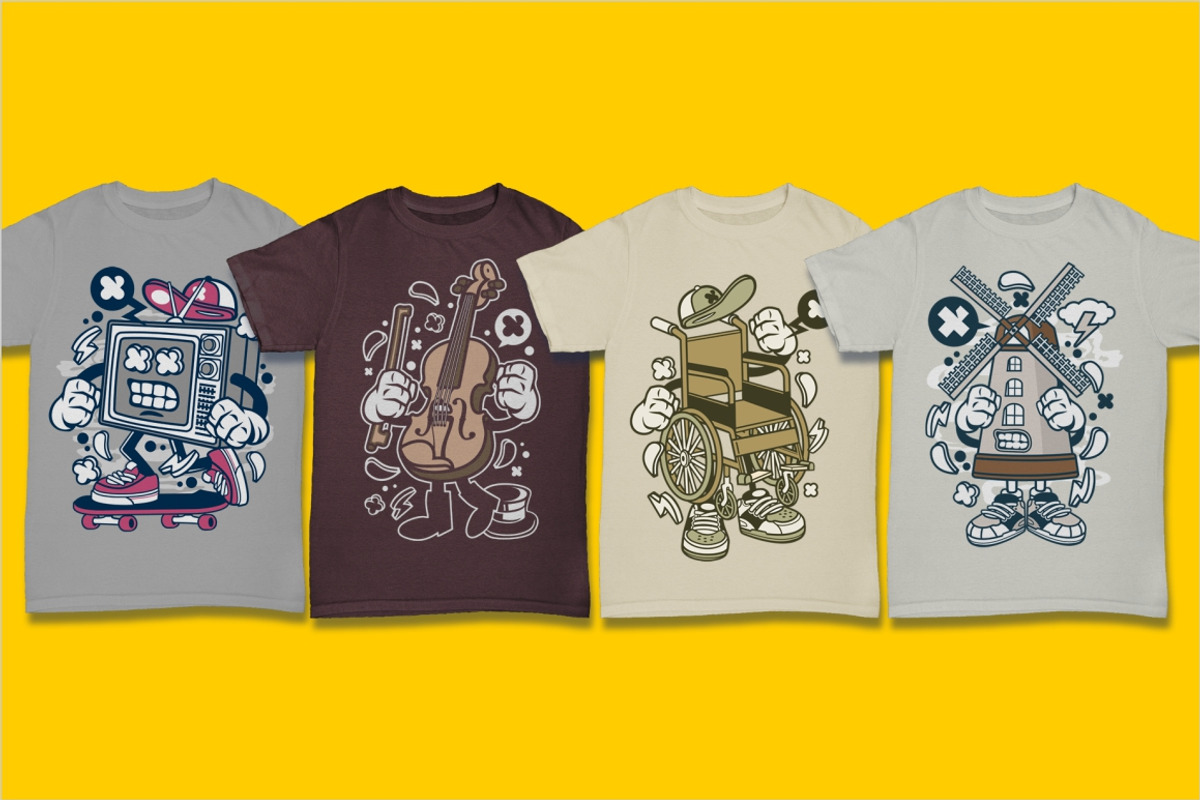 Cartoon Vector #3 Design Bundle, an Illustration by roach_graphic