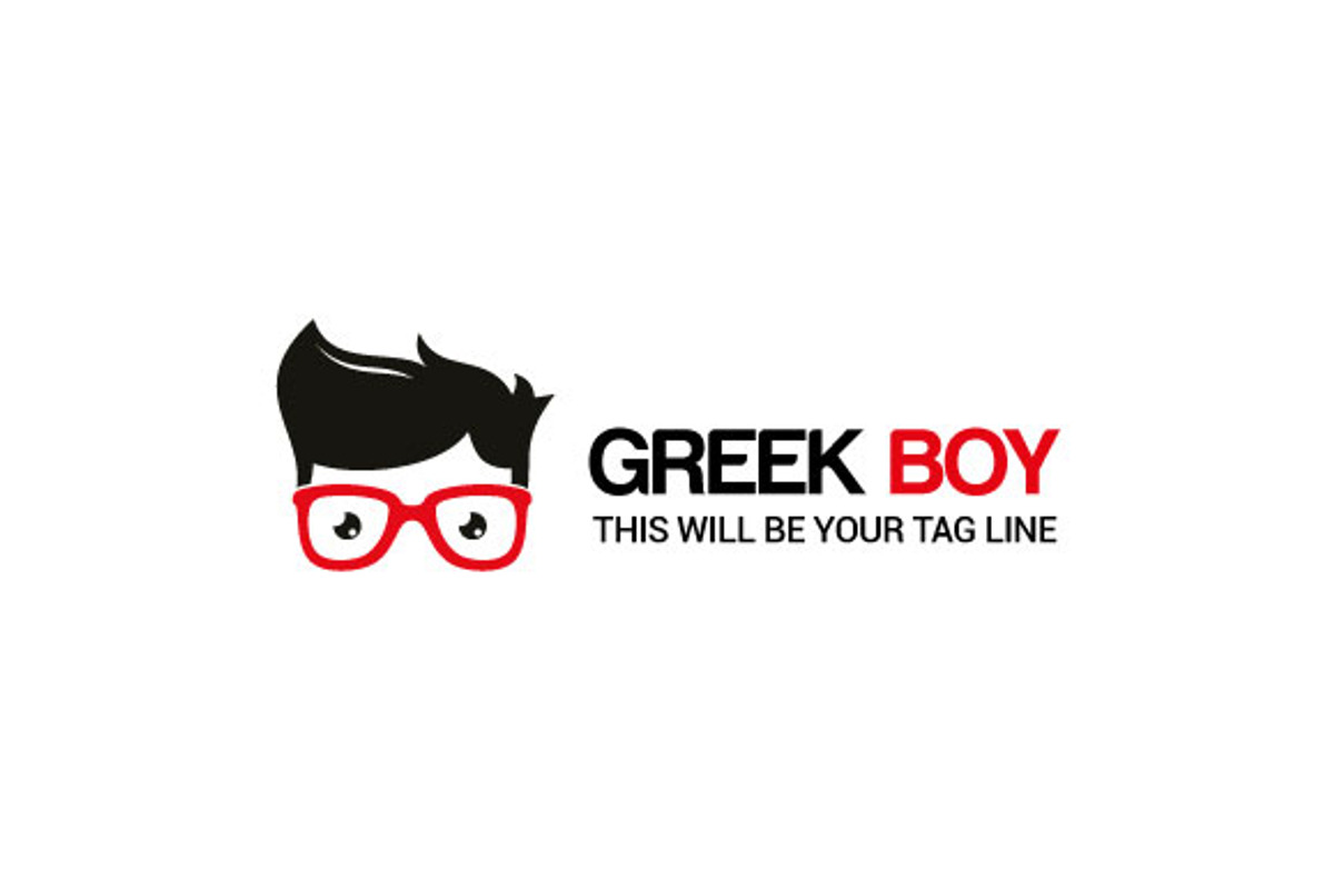 Greek boy Logo, a Branding & Logo Template by The Branding Fusion
