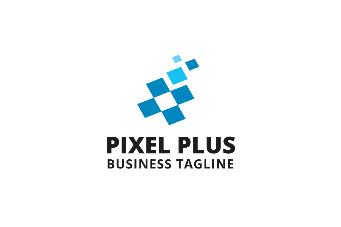 Pixel Plus Logo Template, a Branding & Logo Template by Logo20