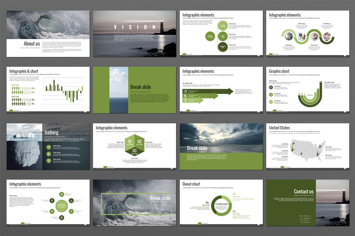 Wave, a Presentation Template by GoodPello | Creative Market