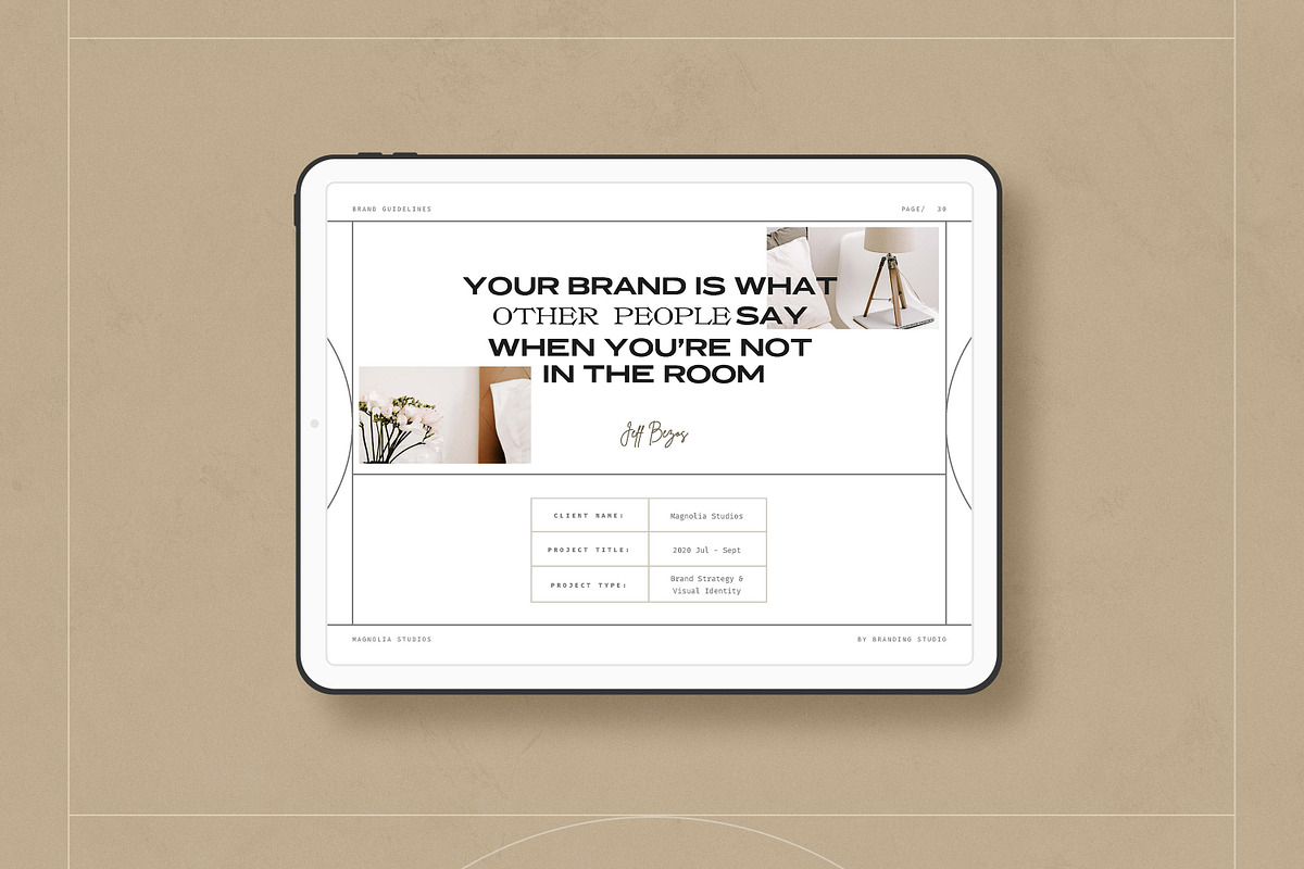 Studio Brand Guidelines, a Templates & Theme by AndrewPixel | Creative ...