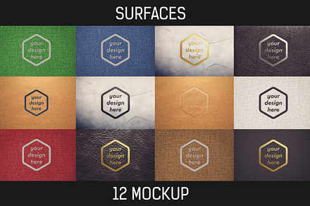 Leather Surface Mock-up 1, a Mockup by Thihon