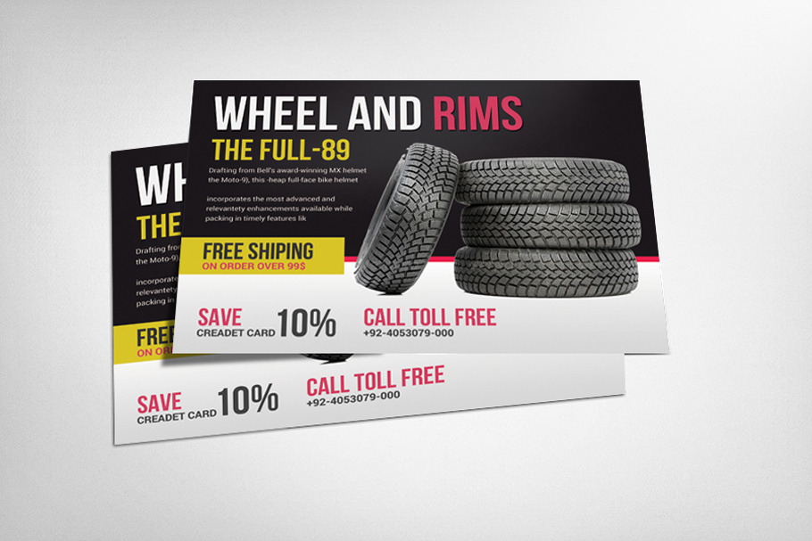 Auto Parts Flyer Template, a Flyer Template by graphicforest