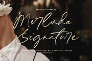 Merlinda Signature Font, a Handwriting Font by Timurtype