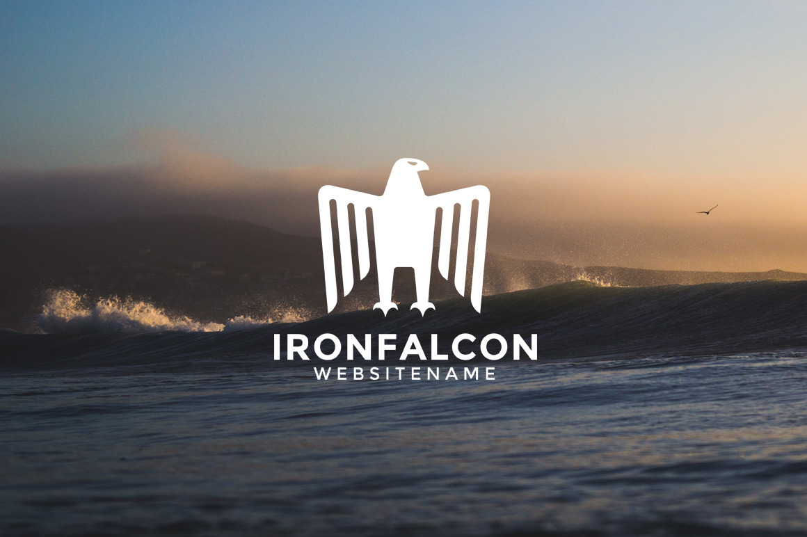 Iron Falcon Logo Template, a Branding & Logo Template by pne-design